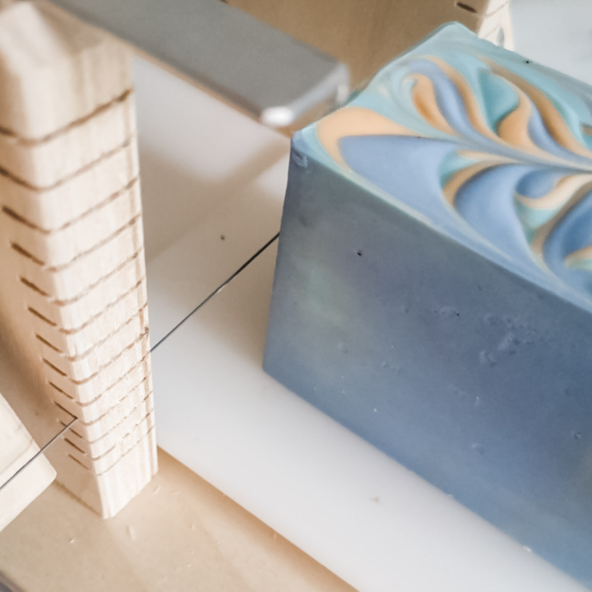 Seife mit Taiwan Swirl Technik sieden - Feinseiferei